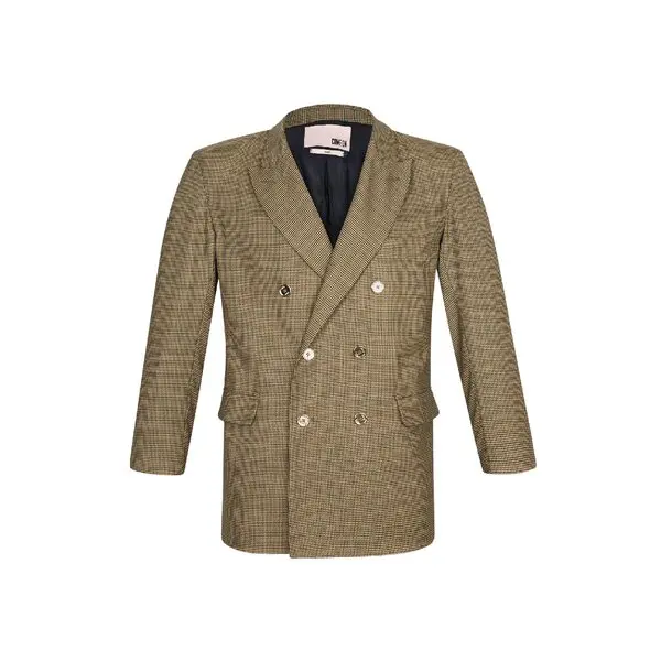 COME ON Allegro Double-breasted Blazer - Brown