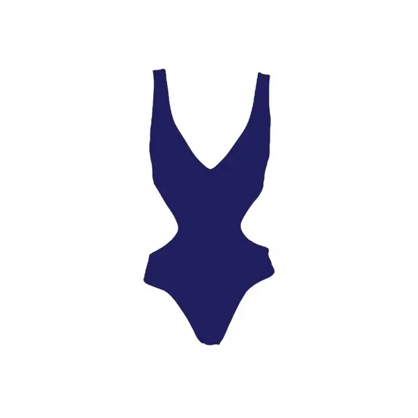 RIVE & RITUEL Arabella One-piece Swimsuit - Blue