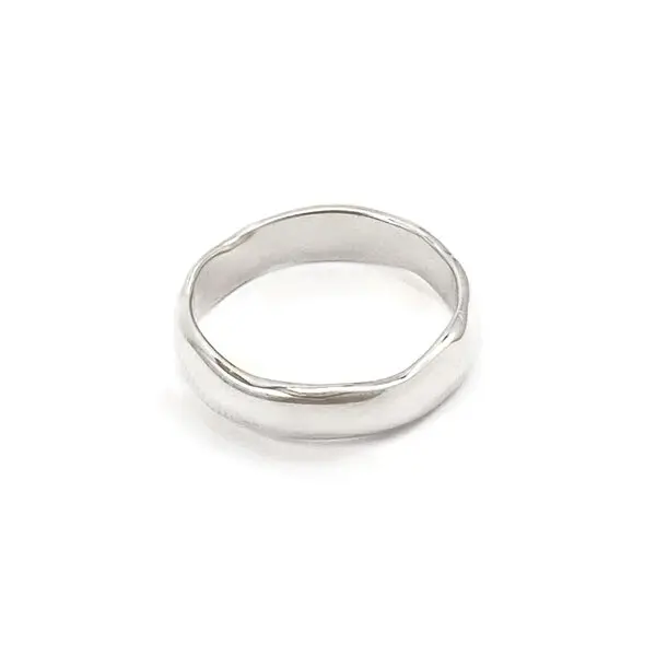 BIKO Wavi Ring Thin - Silver