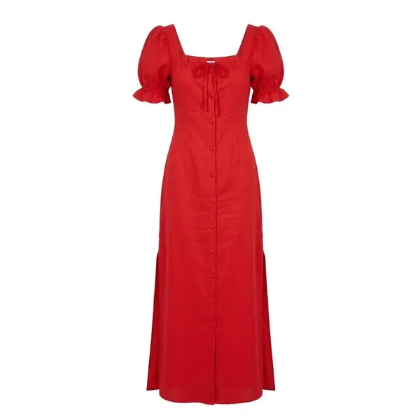 ASHITA FERNANDES Button-down Front Dress With Side Slits
