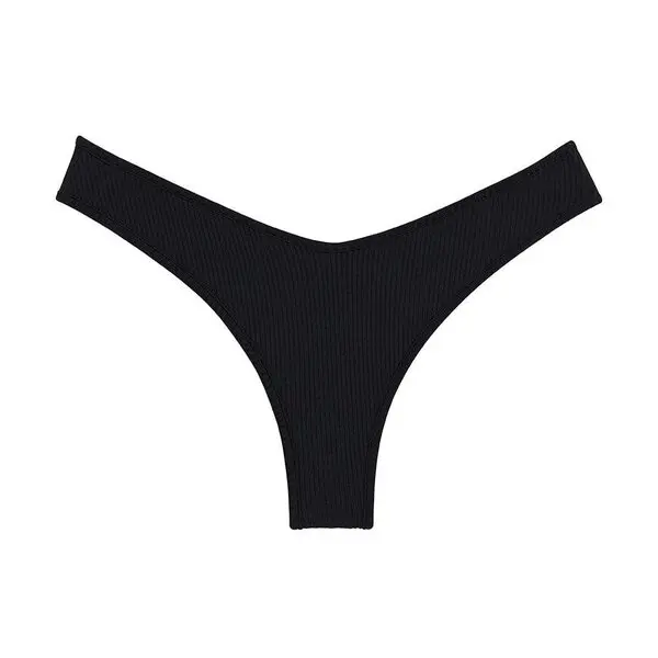 MONTCE Rib Lulu Bikini Bottom - Black