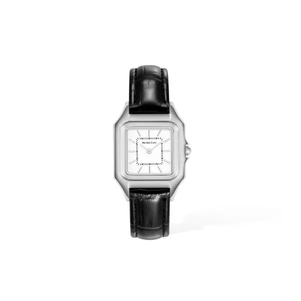 RETRO CHIC Vatican Majesty Watch - Black/silver