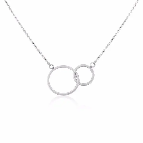 AUREE JEWELLERY Kelso Rings Necklace - Silver