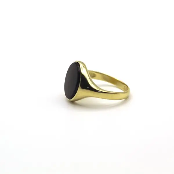 VICSTONENYC FINE JEWELRY Ring With Onyx In 14k - Gold