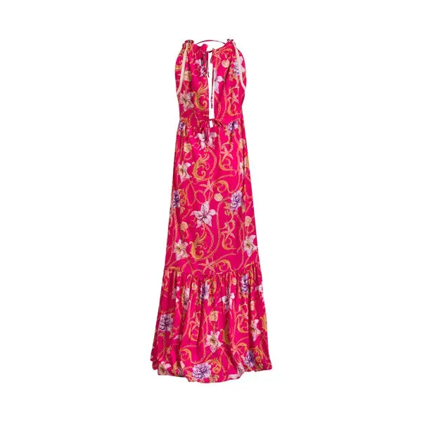 LUNA B Long Euros Dress – Fuchsia - Pink