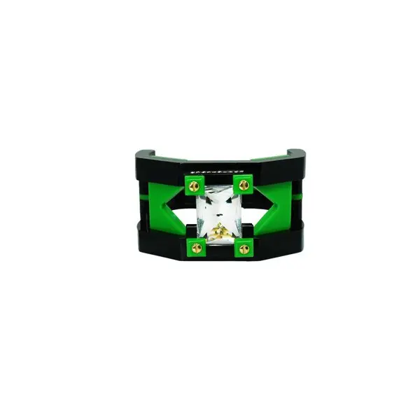 GISSA BICALHO Rectangular Stone Acrylic Bracelet - Green