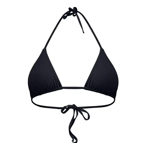 MIHARO Yara Triangle Bikini Top - Black