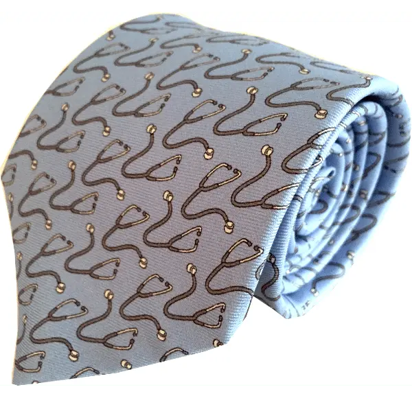 LAZYJACK PRESS Printed Neck Tie - Blue