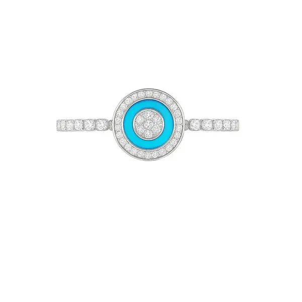 MAISON DE GALA Azure Eye Bracelet - Silver