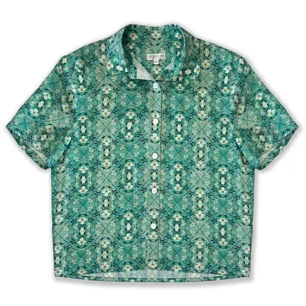 SECTION 101 Otis Printed Shirt - Green