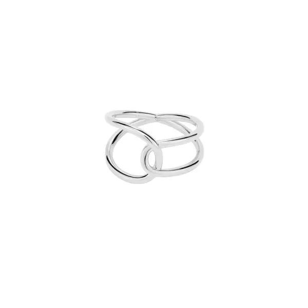 VANCHI Ayla Link Ring - Silver