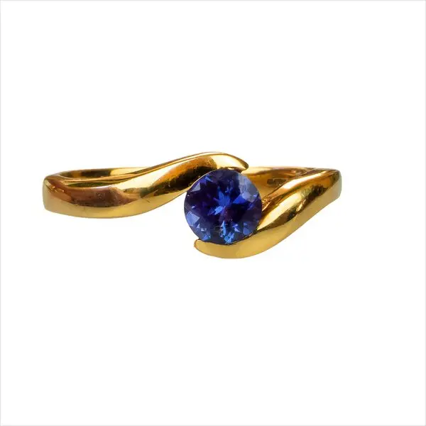 SIMON KEMP JEWELLERS Nine Carat Gold Tanzanite Ring - Purple