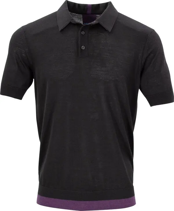 LORDS OF HARLECH Pilgrim Polo - Black