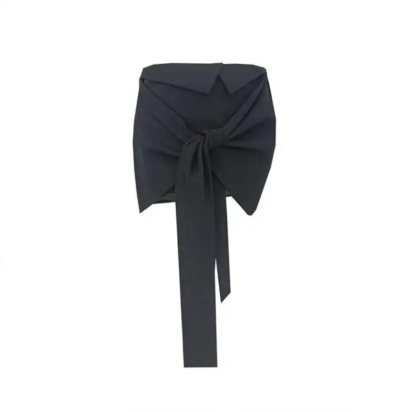 SALTEYE STUDIO Blazer Wrap Mini Skirt