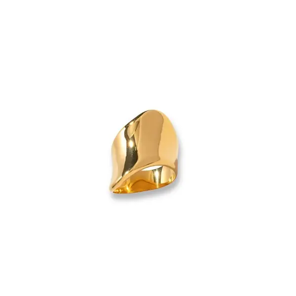 MICKEY'S GIRL Irregular Band Ring - Gold