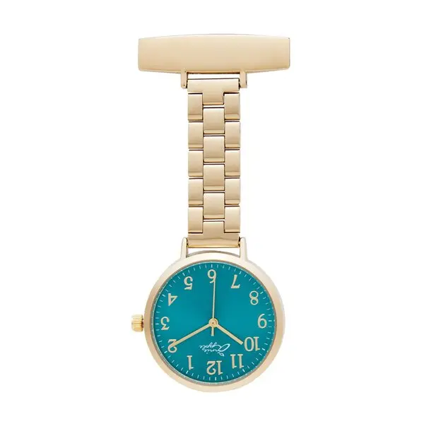 BERMUDA WATCH COMPANY Meraki Fob Watch - Gold/green