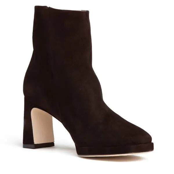 BEAUTIISOLES BY ROBYN SHREIBER Scottie Suede Bootie - Brown