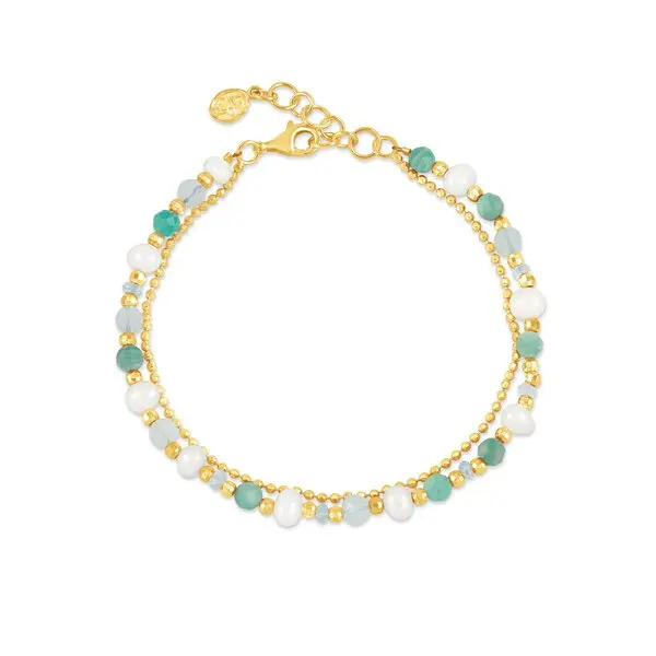 DOWER & HALL Serenity Orissa Bracelet - Gold
