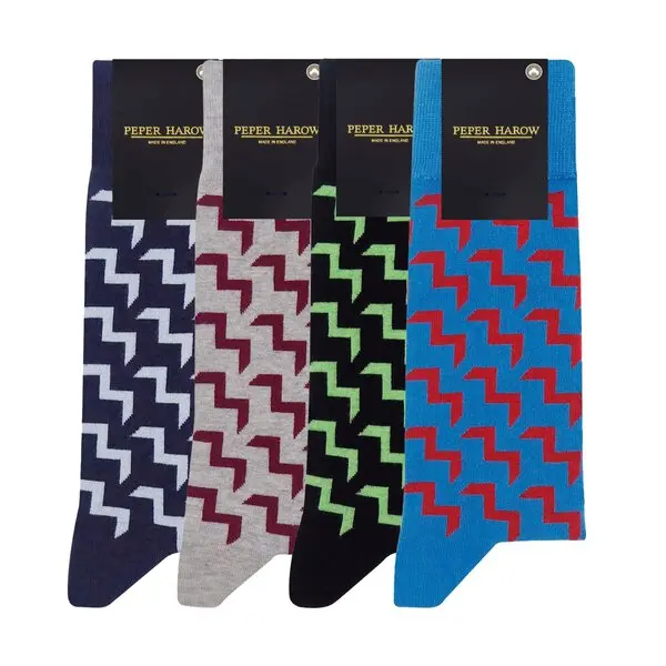 PEPER HAROW - MADE IN ENGLAND Chelsea Socks Bundle - Blue
