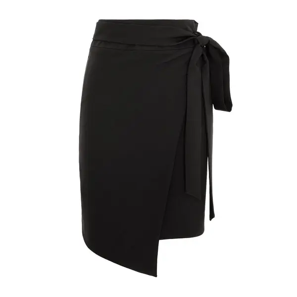 CONCEPT A TROIS Asymmetric Wrap Skirt