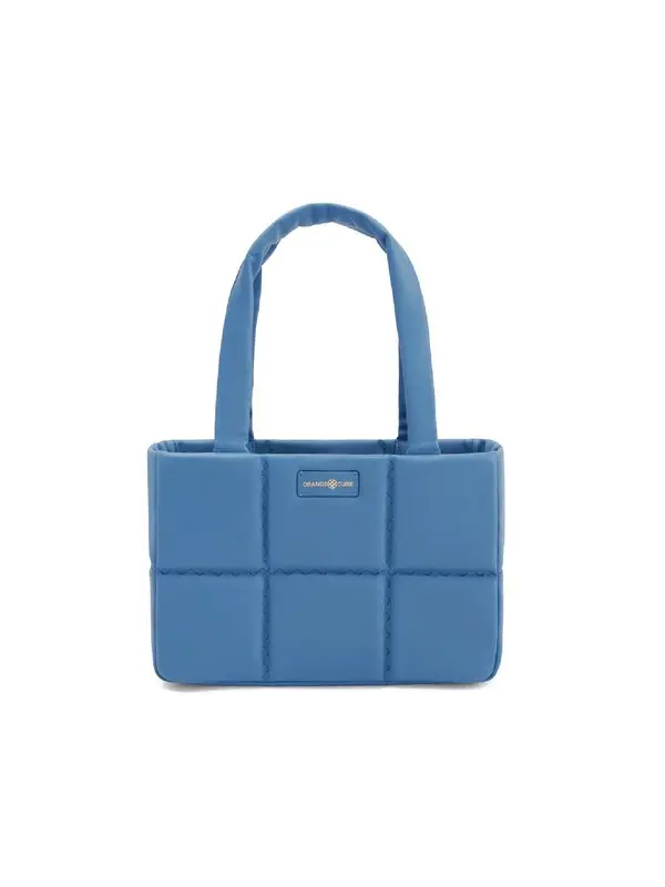 ORANGE CUBE Square Stitch Cushion Tote