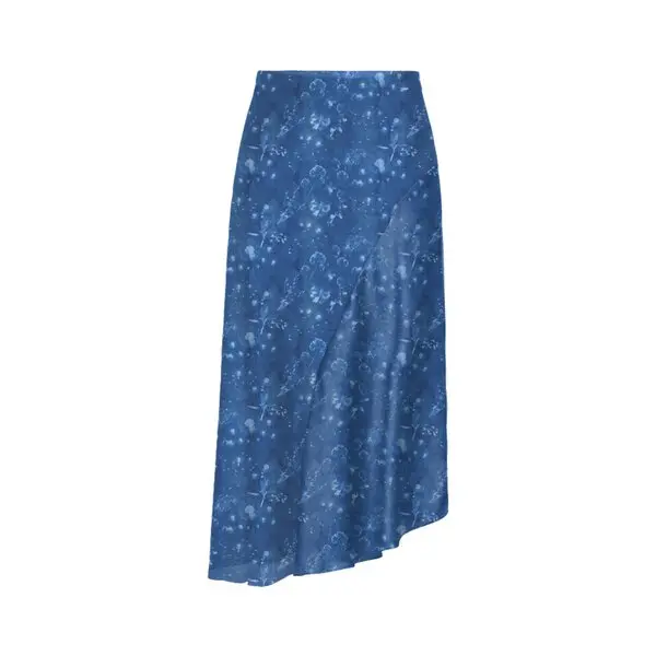 BLACKBOUGH SWIM Phoebe Asymmetrical Skirt - Blue