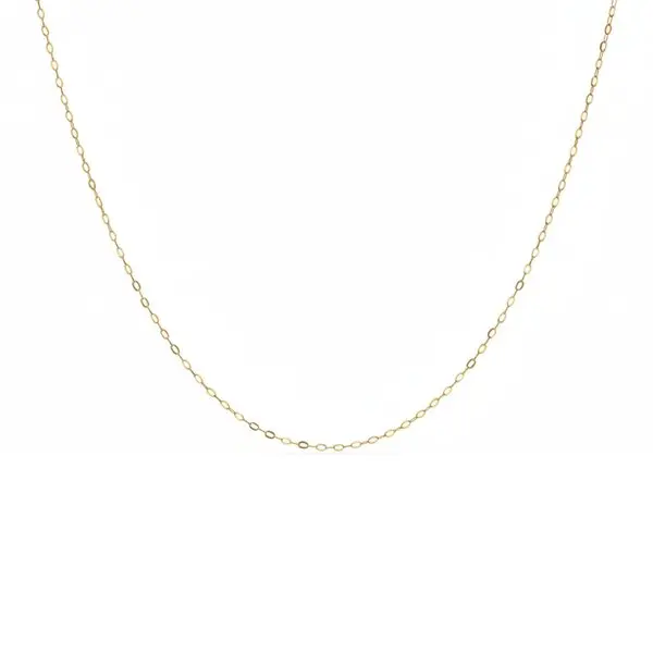 SPERO LONDON 9ct Trace Chain Necklace - Gold