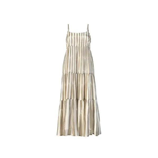REISTOR Strappy Tiered Maxi Dress