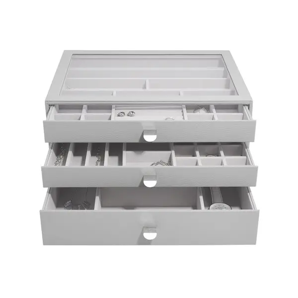 STACKERS Supersize Pebble Set Of Three Drawers