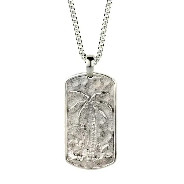CHARLOTTE'S WEB JEWELLERY Oasis Palm Necklace - Silver