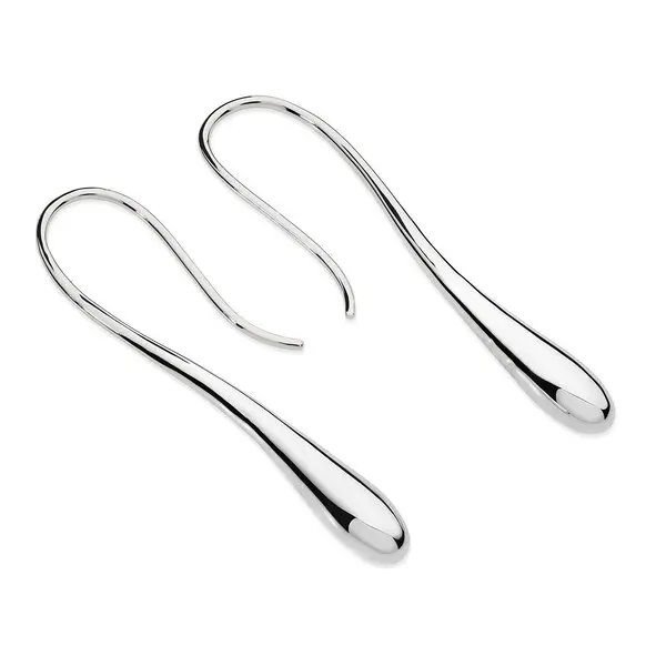 LUCY QUARTERMAINE Sterling Drop Earrings - Silver