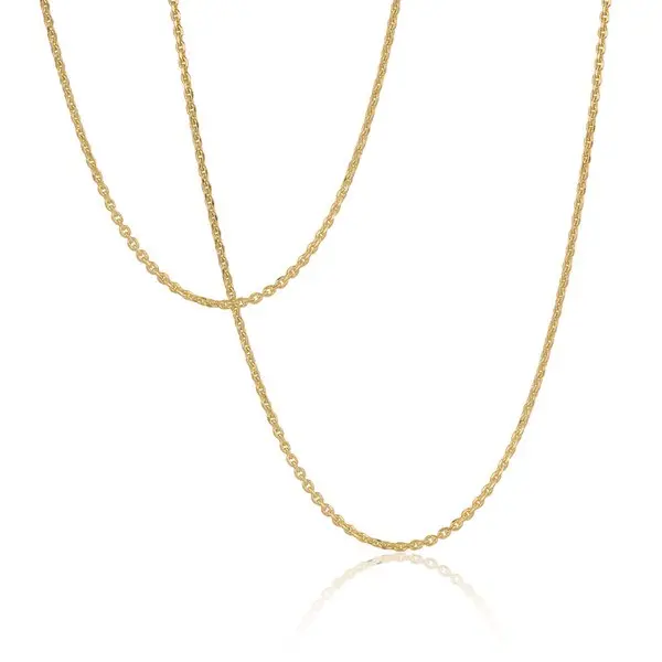CARTOGRAPHY Diamond Life Petit Link Cable Chain In Vermeil - Gold