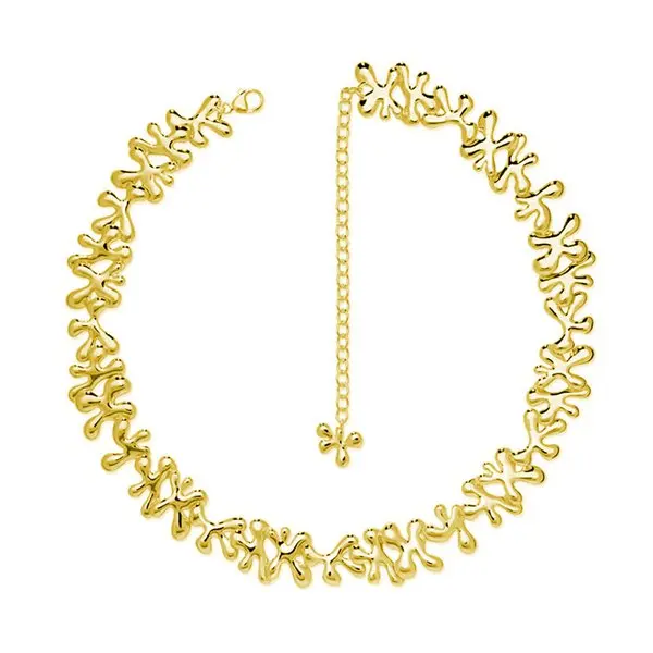 LUCY QUARTERMAINE Continual Splash Vermeil Necklace - Gold