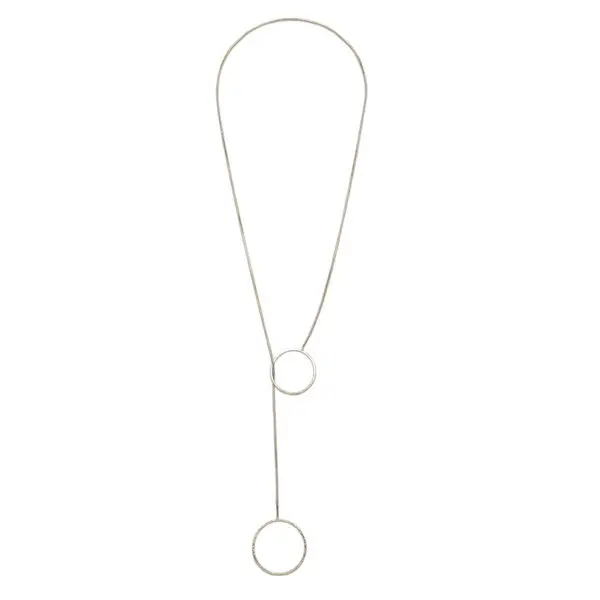 JAREDJAMIN Lindy Y-necklace - Silver