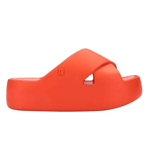 Melissa Platform Crisscross Sandals - Orange