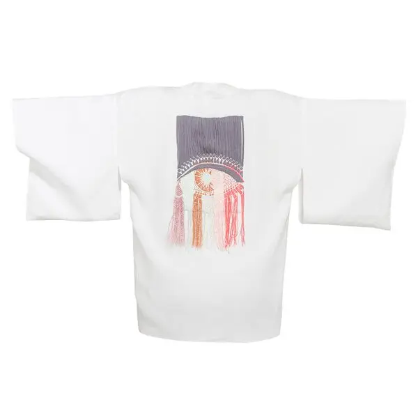 GEEGEE COLLECTION Third Eye Hemp Kimono - White