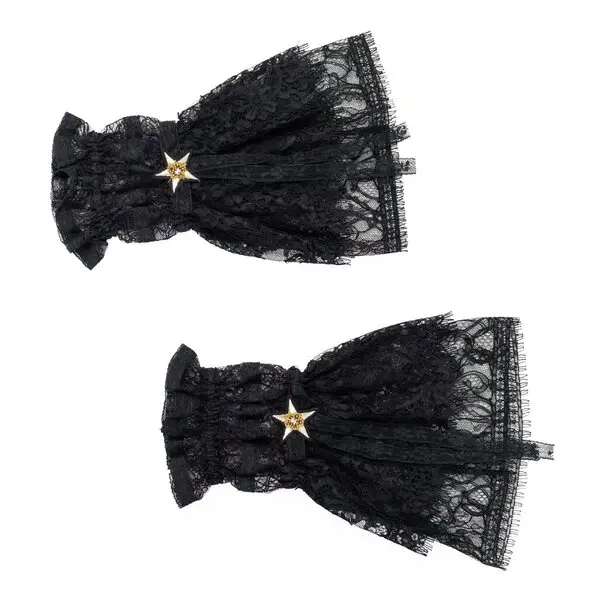 AZIMA MUSAYEVA Amelia Star Cuffs - Black