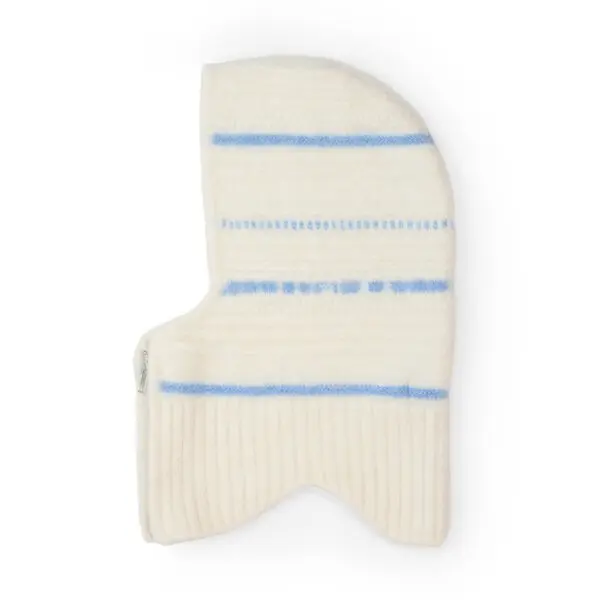 ARCTIC FOX & CO. Alpaca Zip Balaclava - Blue/white