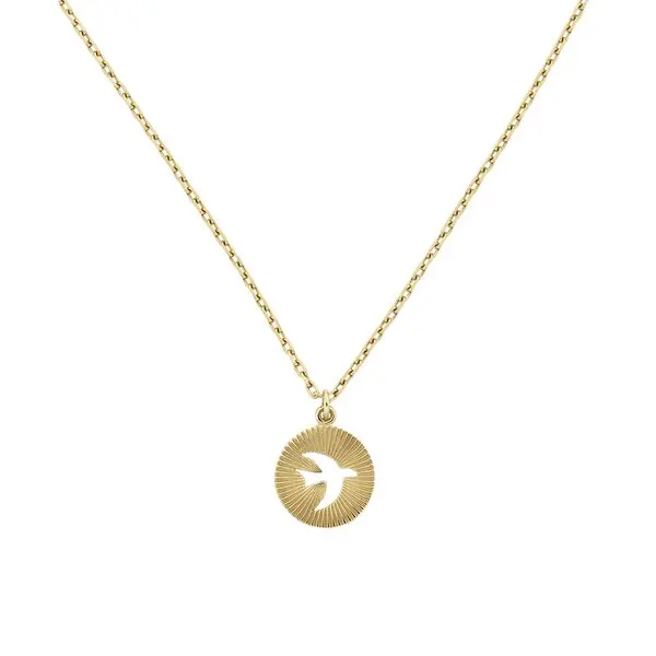 Zoë & Morgan Moonbird Pendant Necklace - Gold