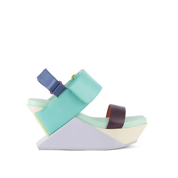 United Nude Delta Wedge Sandal - Blue