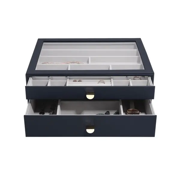 STACKERS Supersize Set Of Two Drawers - Blue