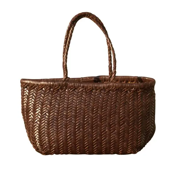 RIMINI Domenica' Woven Leather Tote