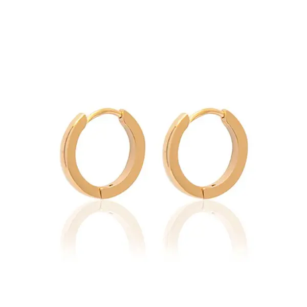 A WEATHERED PENNY Nala Hoop Earrings - Gold