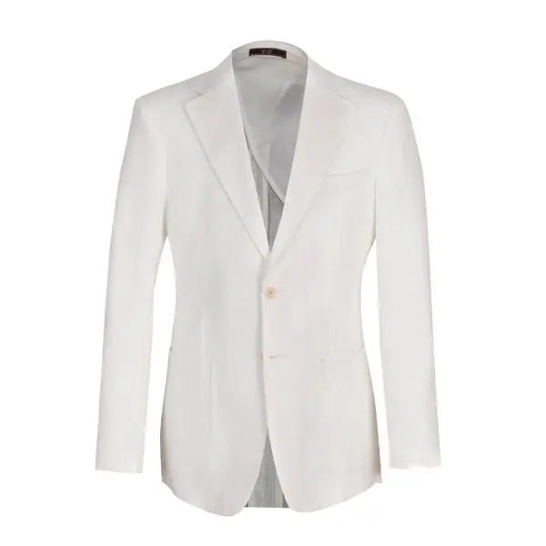 DAVID WEJ Hugo Linen Single Breasted Blazer