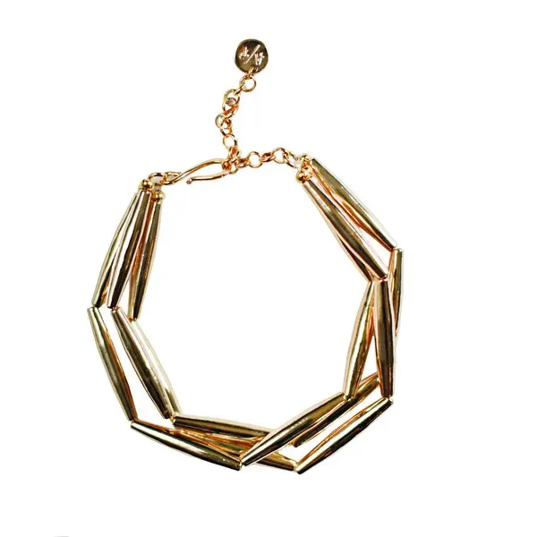 ADRIANA PAPPAS DESIGNS Beaded Adjustable Bracelet - Yellow
