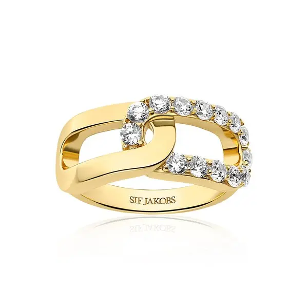 SIF JAKOBS JEWELLERY Capizzi Due Ring - Gold