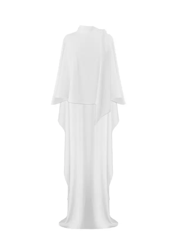 NAZLI CEREN Caro Crepe Cape