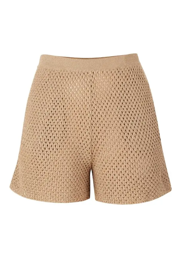 SALANIDA Coco Lace Shorts - Brown