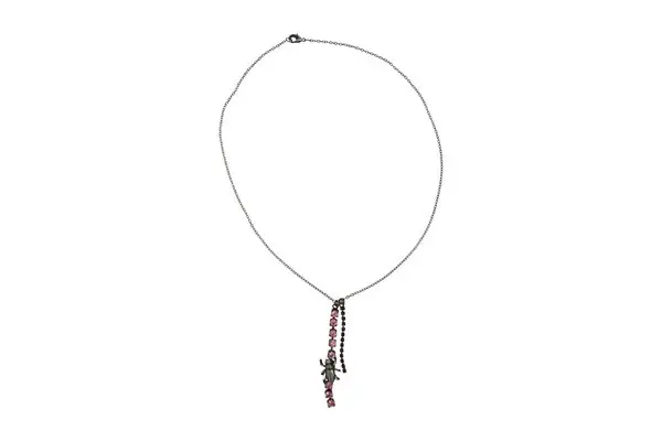 VICKISARGE Antiqued Branch Climber Necklace - Gold