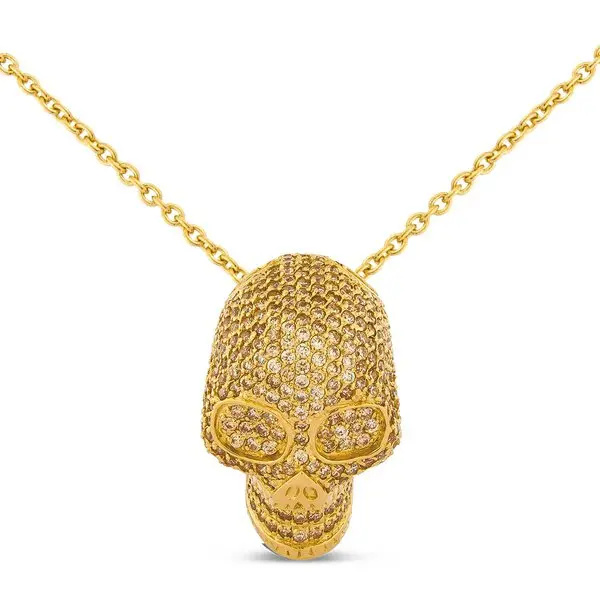 SALLY SKOUFIS Life Pendant Necklace - Gold